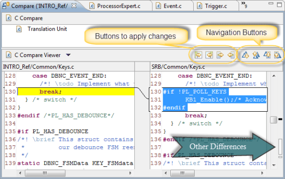 Compare and Merge with Eclipse | MCU on Eclipse