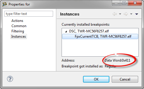 Watchpoints: Data Breakpoints | MCU on Eclipse