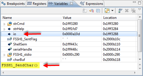 Eclipse Debugging with Strings | MCU on Eclipse