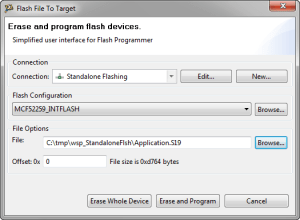 Standalone Flash Programmer | MCU on Eclipse