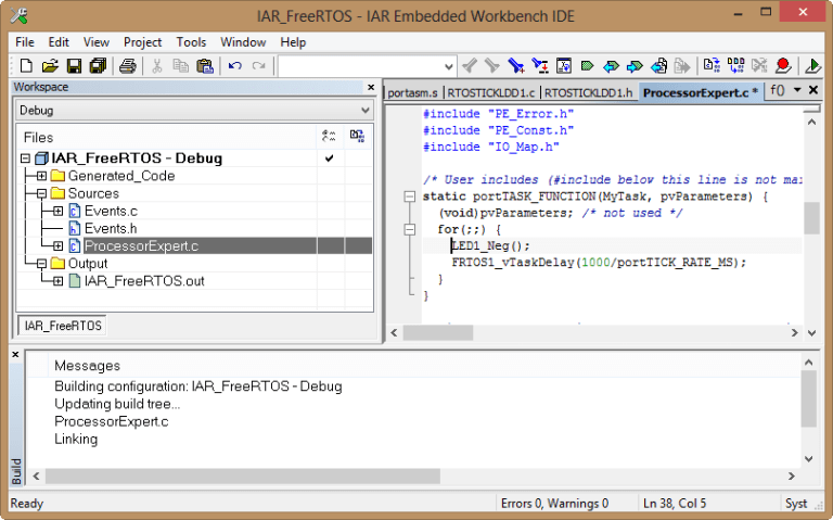 Tutorial: IAR + FreeRTOS + Freedom Board | MCU on Eclipse