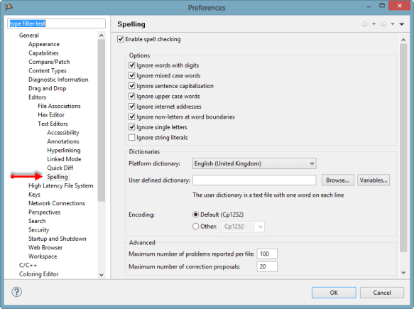 Eclipse Spell Checker | MCU on Eclipse
