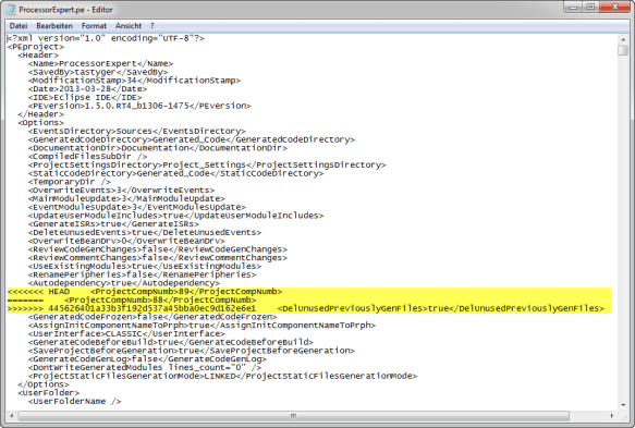Version Control with Processor Expert Projects | MCU on Eclipse