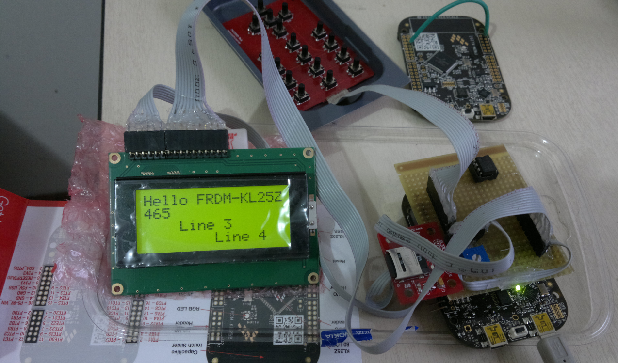 Character LCD with 4 Lines | MCU on Eclipse