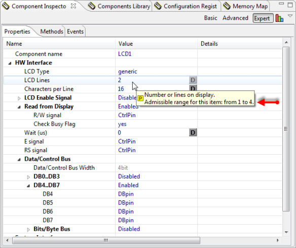 Character LCD with 4 Lines | MCU on Eclipse