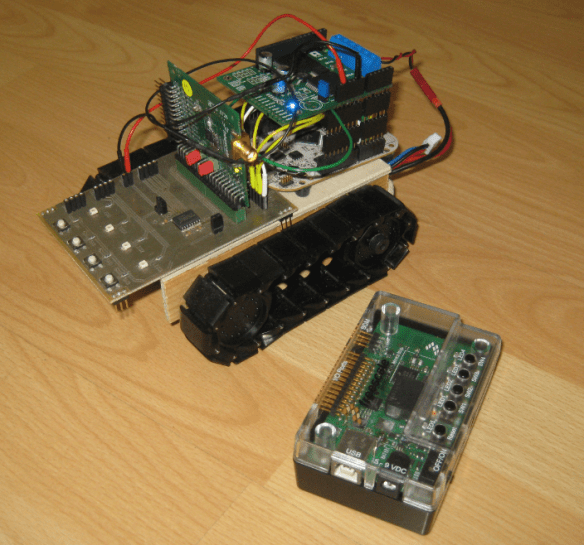Freedom Track Robot with IEEE802.15.4/SMAC | MCU on Eclipse