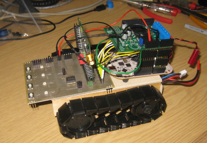 Freedom Track Robot with IEEE802.15.4/SMAC | MCU on Eclipse