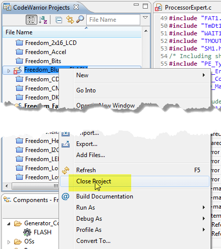 Eclipse Problems View: Only Show Problems for Project | MCU on Eclipse
