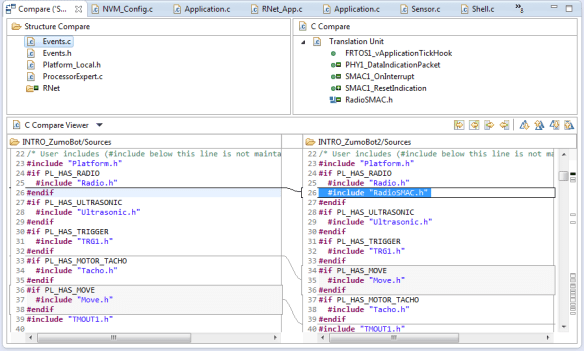 Compare External Files in Eclipse | MCU on Eclipse