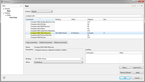 Compare External Files in Eclipse | MCU on Eclipse