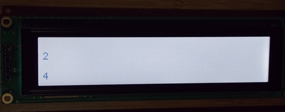Character LCD with 4 Lines and up to 64 Characters per Line | MCU on ...