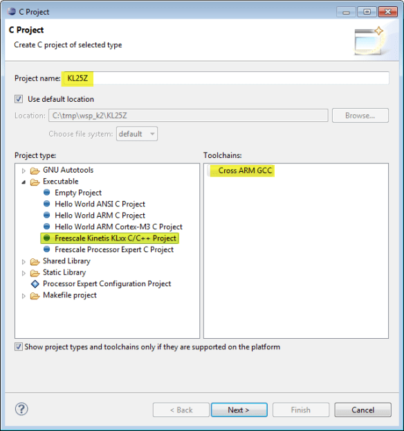 DIY Free Toolchain for Kinetis: Part 10 – Project Creation with GNU ARM ...