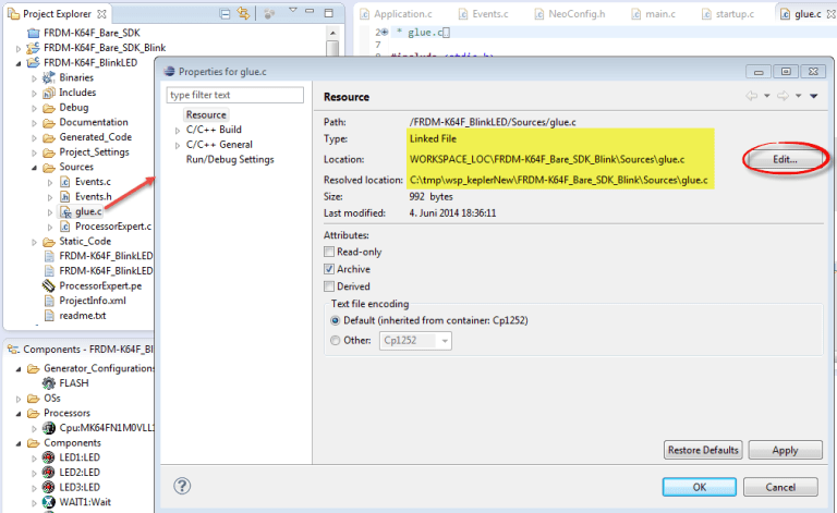 Link to Files and Folders in Eclipse | MCU on Eclipse