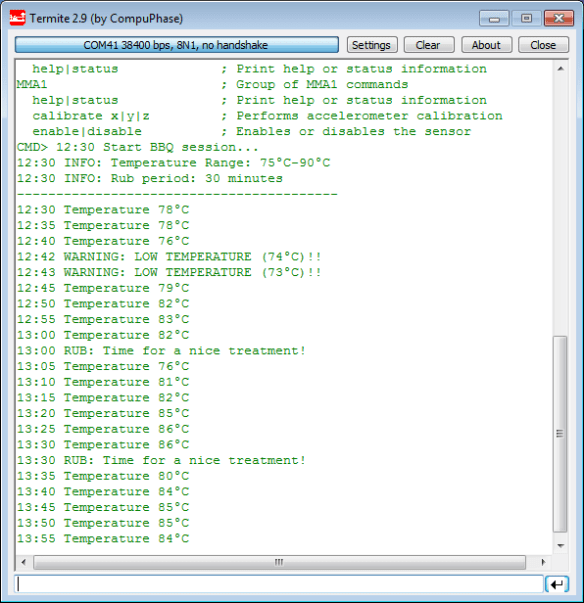 BBQ Smoker Monitoring Robot | MCU on Eclipse