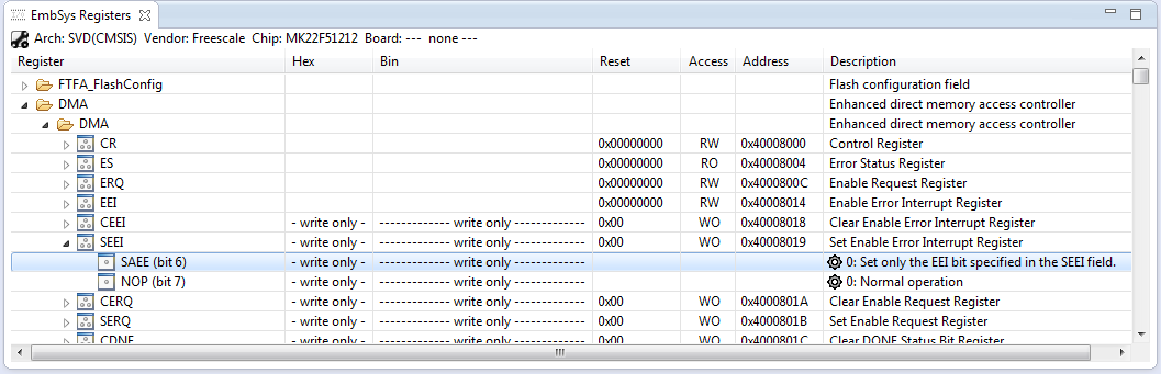 Updated Eclipse EmbSysReg Viewer with extra Freescale SVD Files | MCU on Eclipse