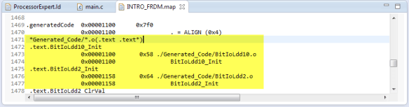 Putting Code of Files into Special Section with the GNU Linker | MCU on Eclipse