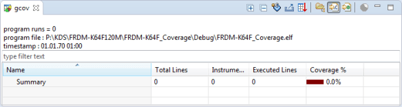 Code Coverage with gcov, launchpad tools and Eclipse Kinetis Design ...