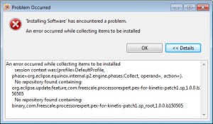 Workaround for “Installing Software has encountered a problem” in ...