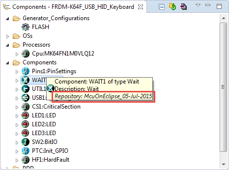 Processor Expert Component Repositories | MCU on Eclipse
