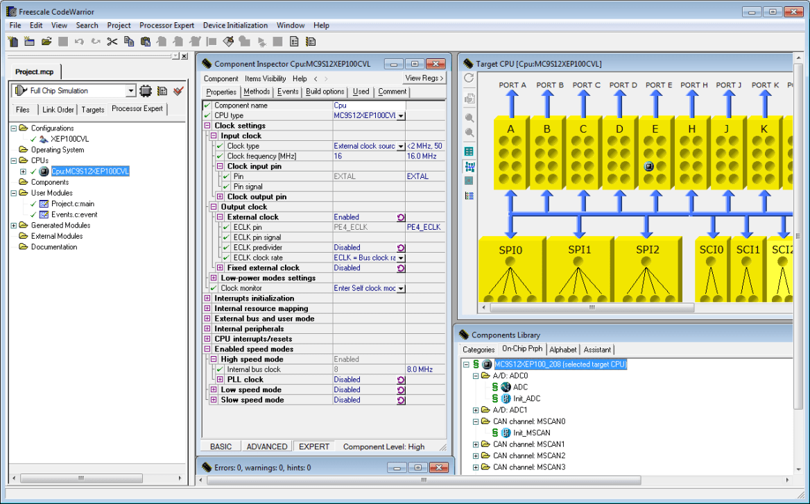 Overview: Processor Expert | MCU on Eclipse