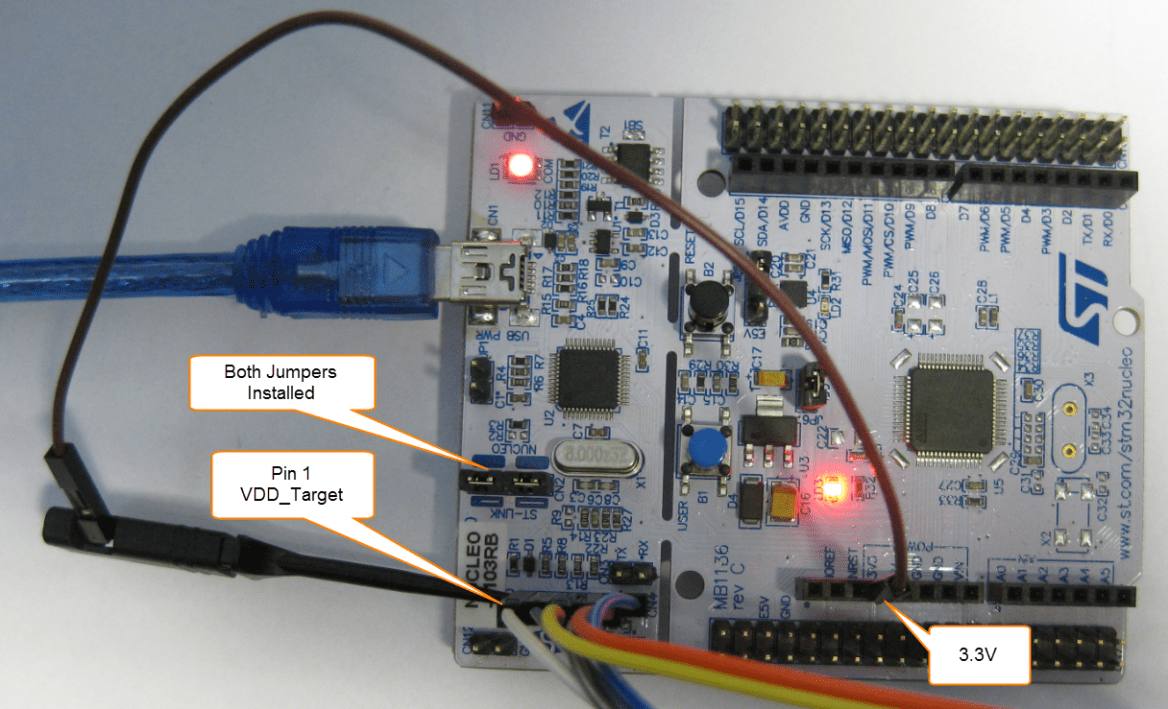 Debugging STM32F103RB NUCLEO Board with Segger J-Link | MCU on Eclipse