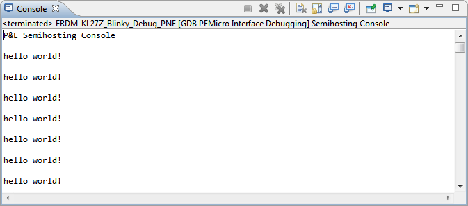 Semihosting with Eclipse and the NXP Kinetis SDK V2.0 | MCU on Eclipse