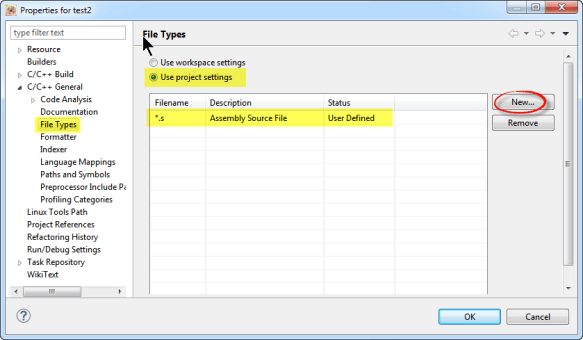 Assembly Files in Eclipse CDT Projects | MCU on Eclipse