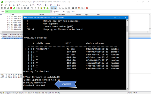 Tutorial: Hexiwear Bluetooth Low Energy Packet Sniffing with Wireshark ...