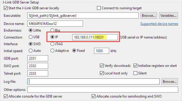 Remote Board Debugging: J-Link Remote Server with Eclipse | MCU on Eclipse