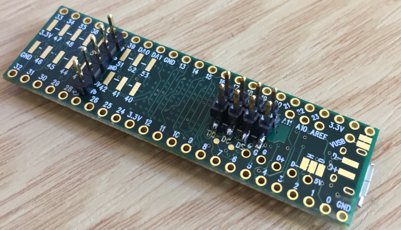 added headers to Teensy | MCU on Eclipse