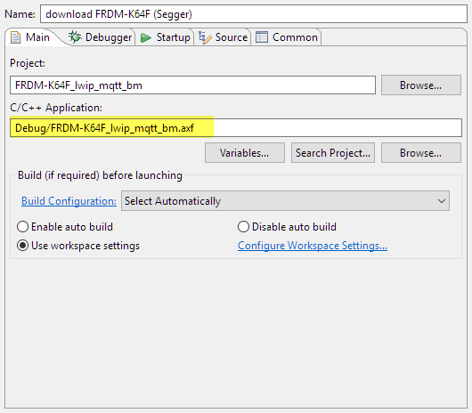 Using Eclipse to Program Binary Files to an Embedded Target | MCU on ...