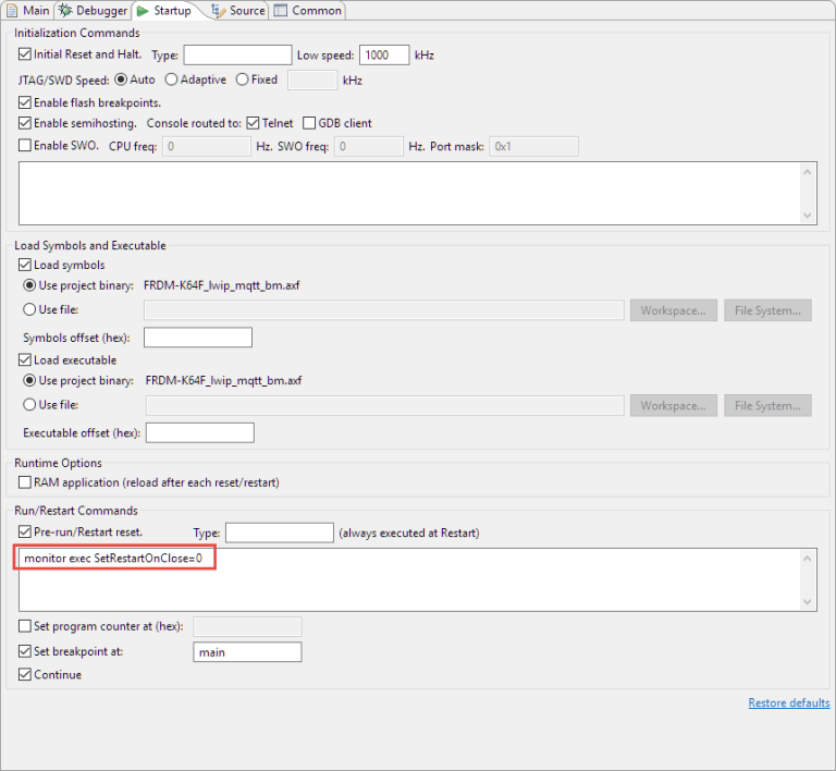 MCUXpresso IDE: Terminate and Disconnect a Debug Session | MCU on Eclipse