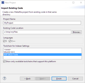 Tutorial: Makefile Projects with Eclipse | MCU on Eclipse