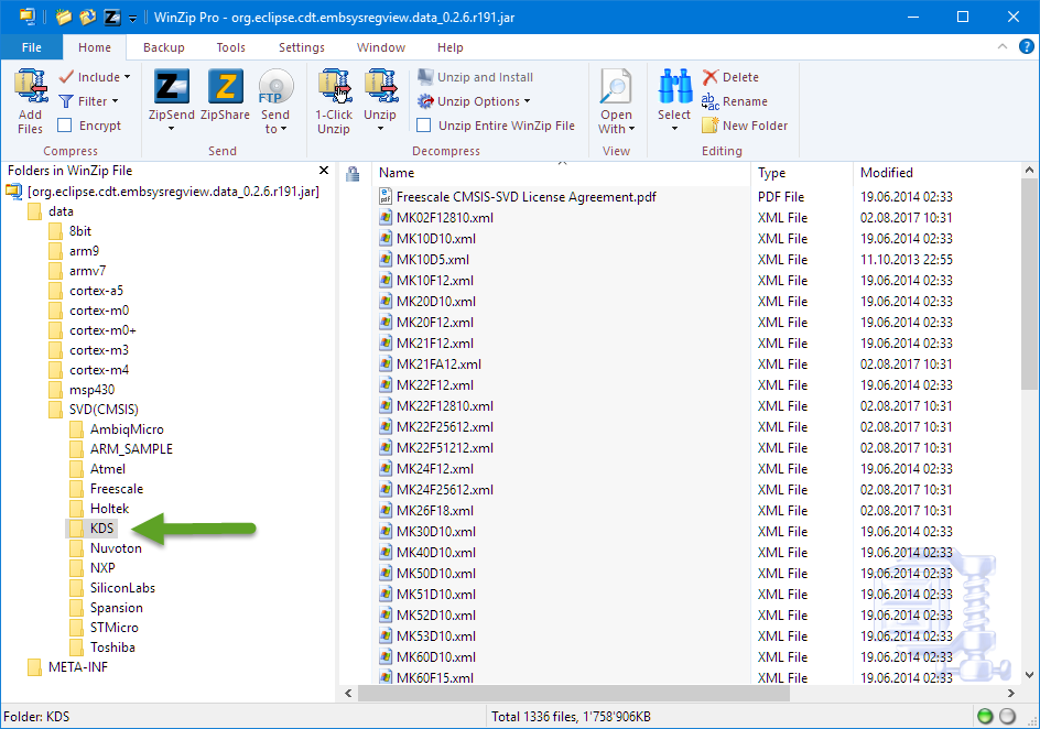 Adding CMSIS-SVD Files to EmbSysRegView 0.2.6.r192 and Eclipse | MCU on ...