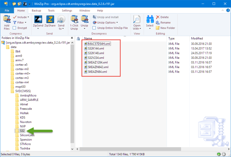 Adding CMSIS-SVD Files to EmbSysRegView 0.2.6.r192 and Eclipse | MCU on Eclipse