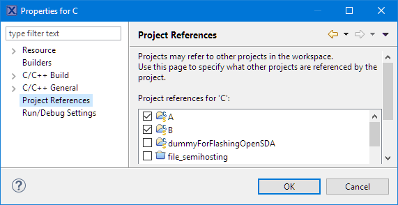 Managing Project and Library Dependencies with Eclipse CDT | MCU on Eclipse