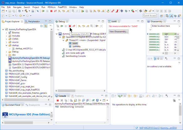Recovering and Updating the NXP OpenSDA Bootloader with P&E Multilink and MCUXpresso IDE | MCU ...