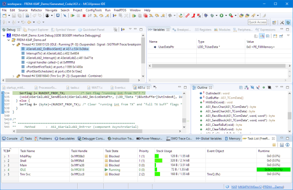 MCUXpresso IDE 10.2.1 | MCU on Eclipse