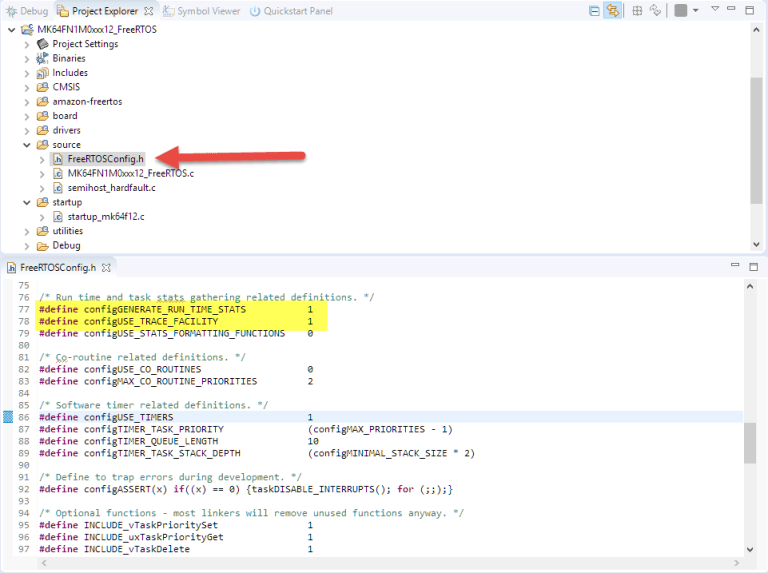 Tutorial: Using Runtime Statistics with Amazon FreeRTOS V10 | MCU on ...