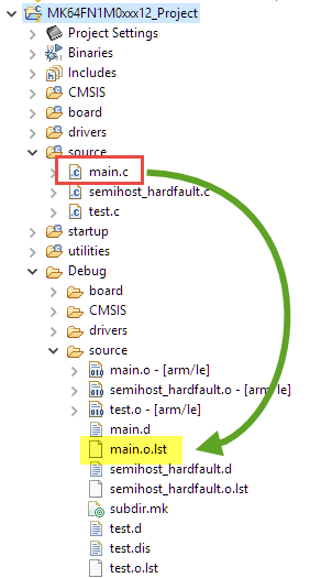 Creating Disassembly Listings with GNU Tools and Eclipse | MCU on Eclipse