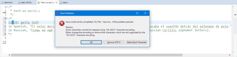 Variable Width Character Encoding in Eclipse Editor | MCU on Eclipse