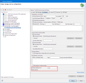 Debugging the Startup Code with Eclipse and GDB | MCU on Eclipse
