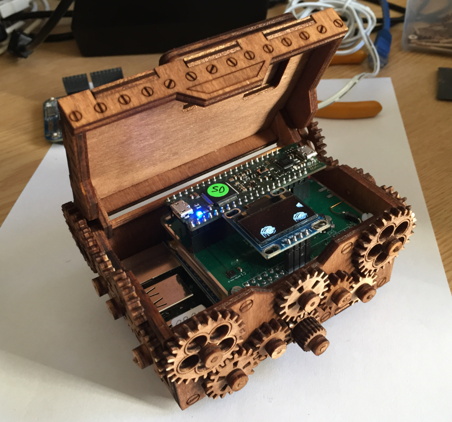 Steampunk Lasercut Enclosure for Raspberry Pi | MCU on Eclipse