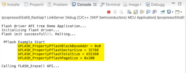 printf_getproperty | MCU on Eclipse