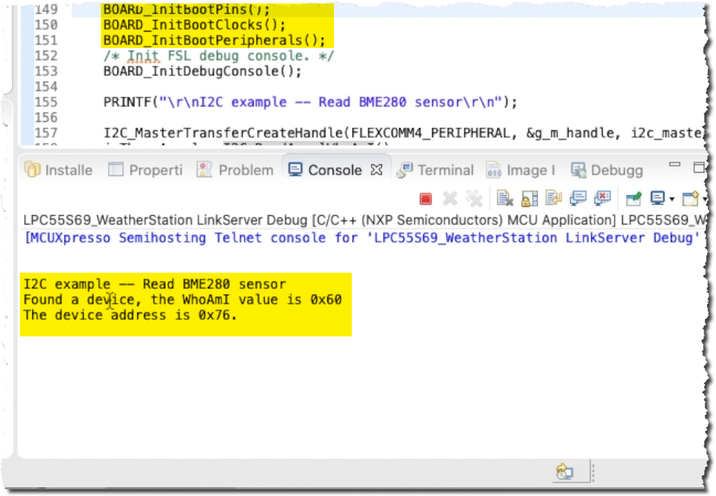 MCUXpresso tutorial: I2C using the Pins/Clocks/Peripherals Config tools and lpcxpresso55s69 SDK ...