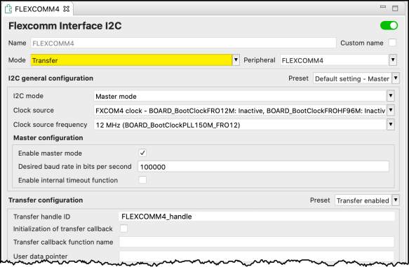 MCUXpresso tutorial: I2C using the Pins/Clocks/Peripherals Config tools and lpcxpresso55s69 SDK ...