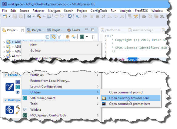 Eclipse Gems, Tips &Tricks: Show in System Explorer | MCU on Eclipse