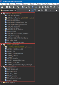 Grouping Eclipse Projects with Working Sets | MCU on Eclipse