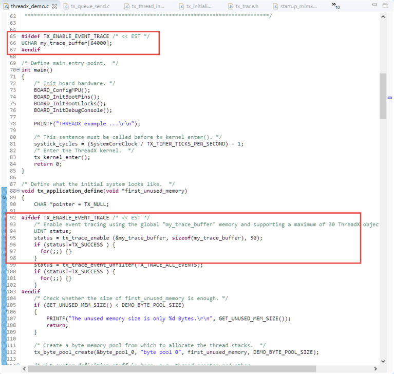 RTOS Trace: TraceX with Microsoft Azure RTOS (aka ThreadX) | MCU on Eclipse