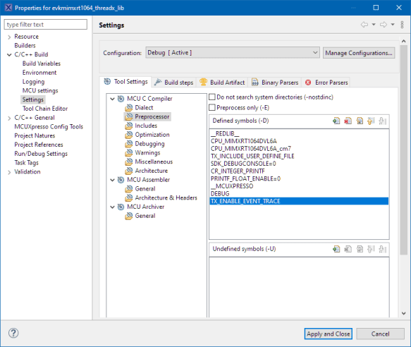 RTOS Trace: TraceX with Microsoft Azure RTOS (aka ThreadX) | MCU on Eclipse